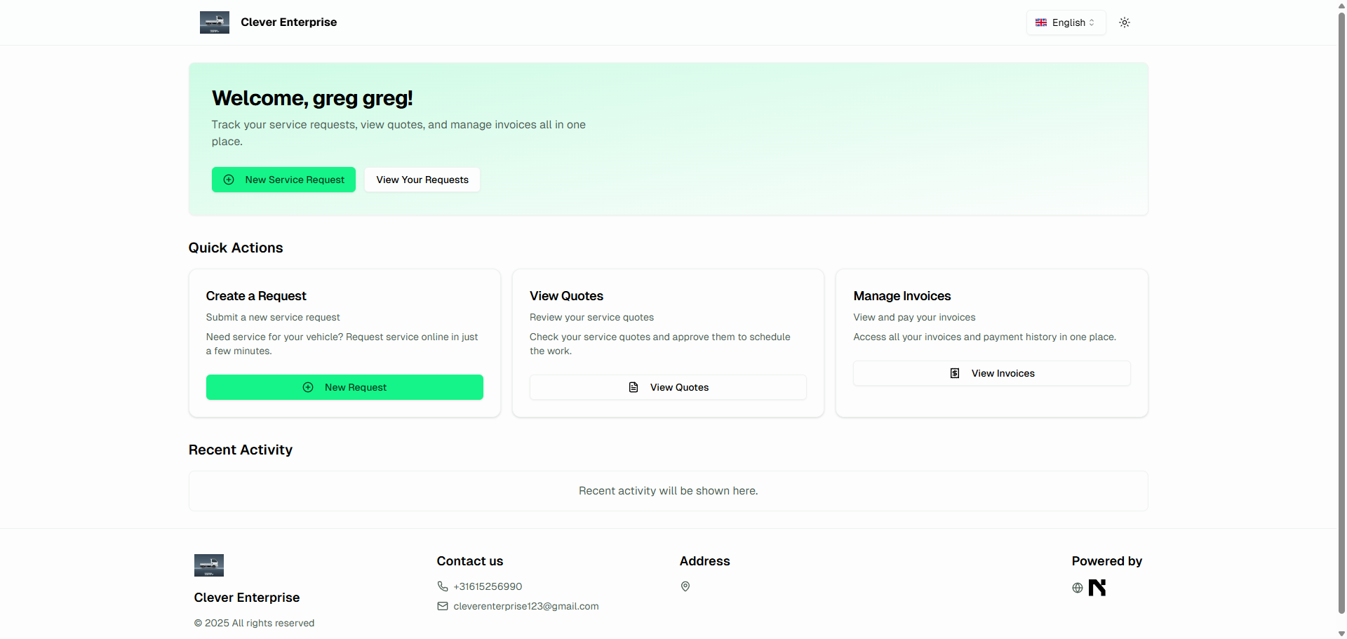 Labeled Customer Portal